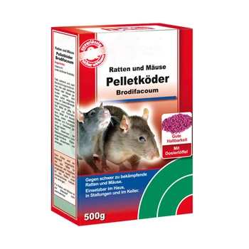 Agricultural Raticides Rat Poison Brodifacoum 0.005% Bait Powder ...