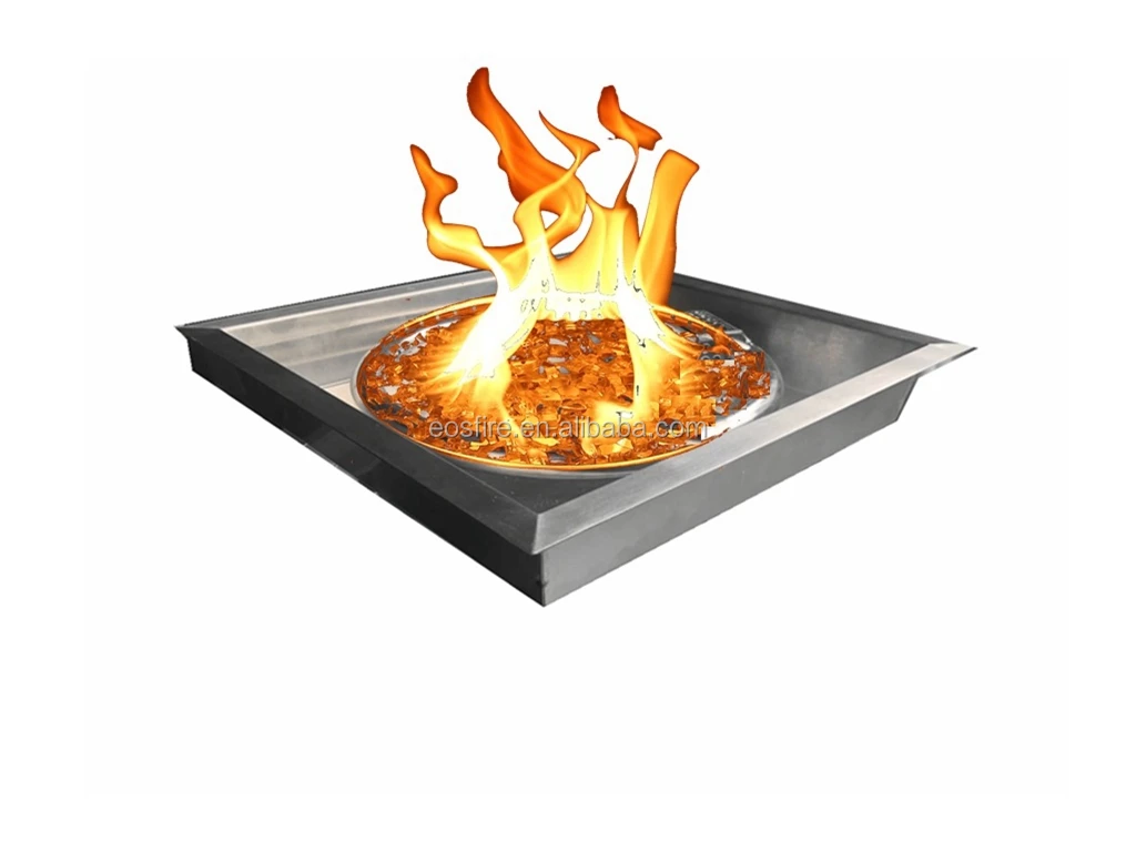 Double Triangle Shaped LP Gas Burners for Fire Pits