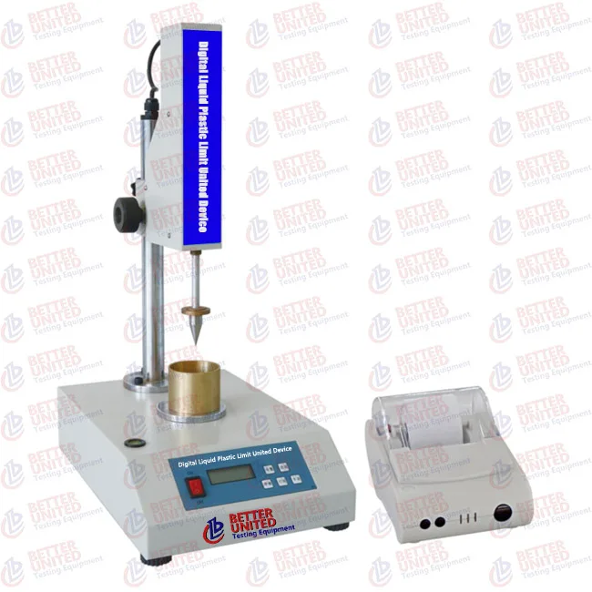 Digital Soil Cone Penetrometer - Test Liquid Limit & Plastic Limit