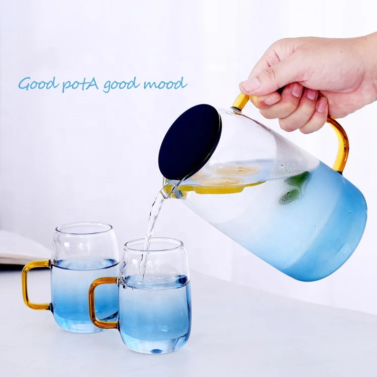 250ml 1400ml Borosilicate Glass Milk Jug Heat Resistant Borosilicate ...