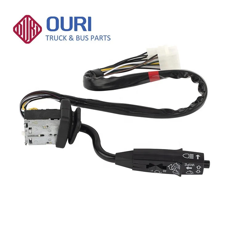 Heavy Duty Truck Steering Column Wiper Switch 0045454224 0055451024 ...