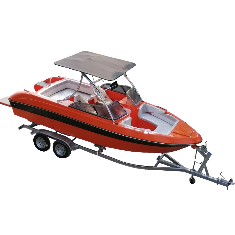 FLIT-480 16 FT Fiberglass Ski Boat - Seats 6 Persons