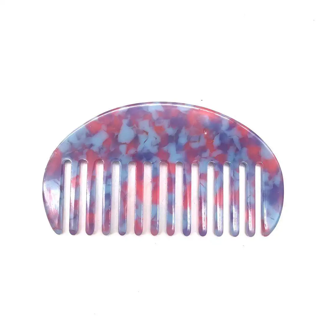 High Quality Handmade Pocket Cellulose Acetate Comb for Women