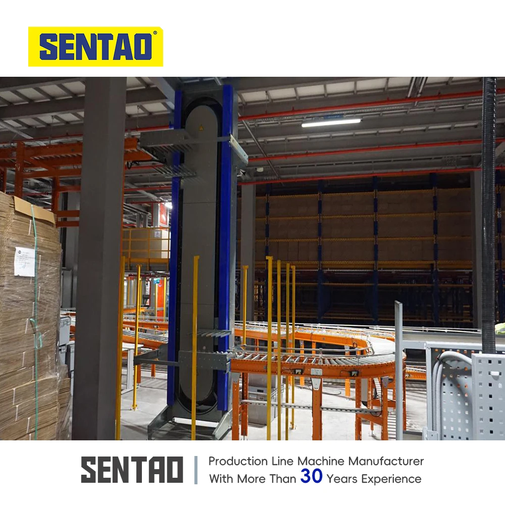 Automated Carton Continuous Vertical Lift Rugged Pallet Lift That Will ...