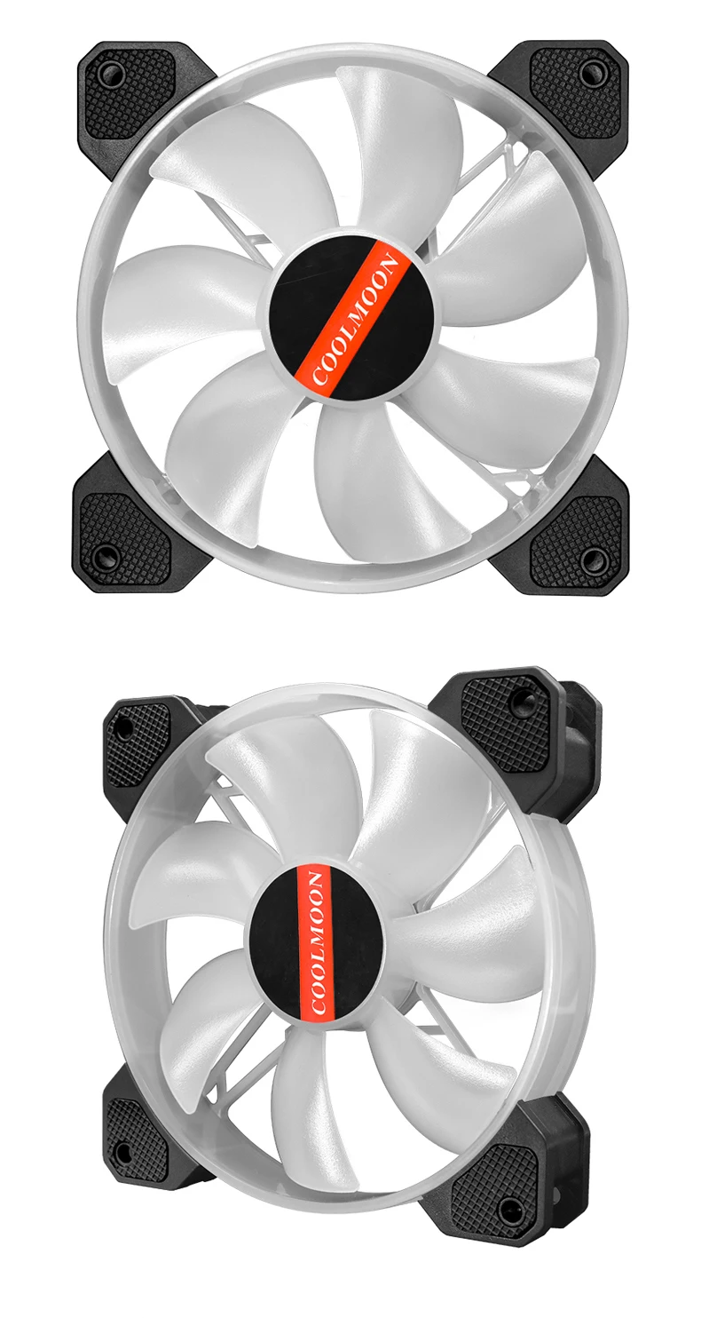 Coolmoon Rgb Fan Kit 3fan 120mm Pc Computer Game Cooling Fan Factory ...