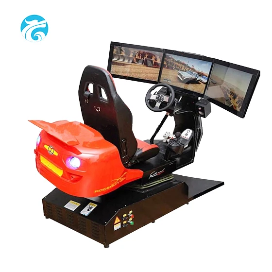 4D Dynamic Car Driving Simulator with 3 Screens - LS-CD3