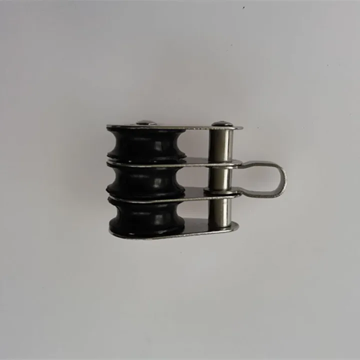 Heavy Duty Triple Sheave Pulley Wire Rope Nylon Pulley Rigging Pulley ...