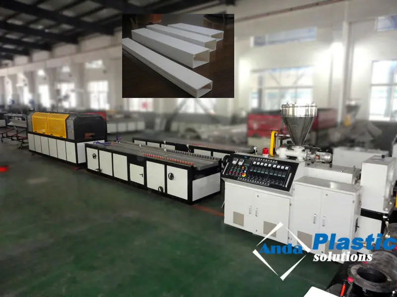 Plastic PVC Cable Trunking Making Machine - Automatic Extrusion