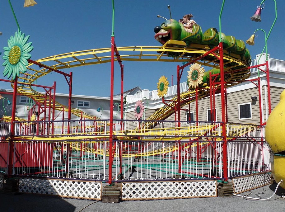 Amusement Park Rides Wacky Worm Children Cheapest Roller Coaster For ...