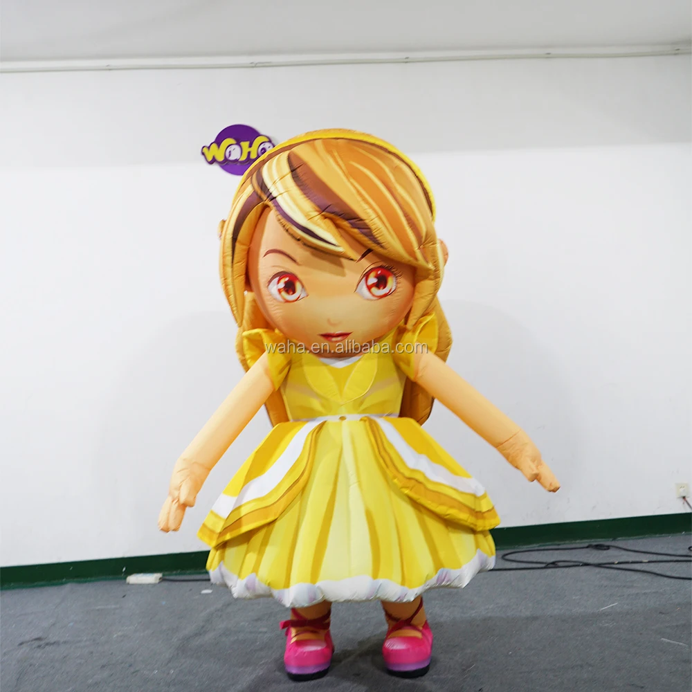 Custom Inflatable Characters - Beautiful Cartoon Girl