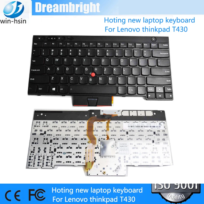 New Laptop Keyboard For Lenovo Thinkpad T430 T430i T430s T430si Us ...