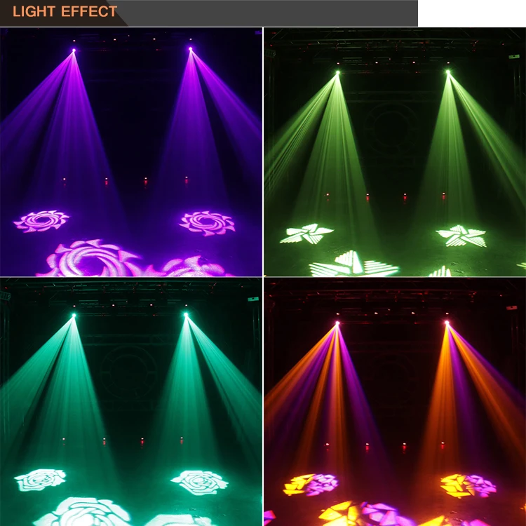 Kimu Lighting 60w Dmx Moving Head Spot Light With Prism & Led Strip