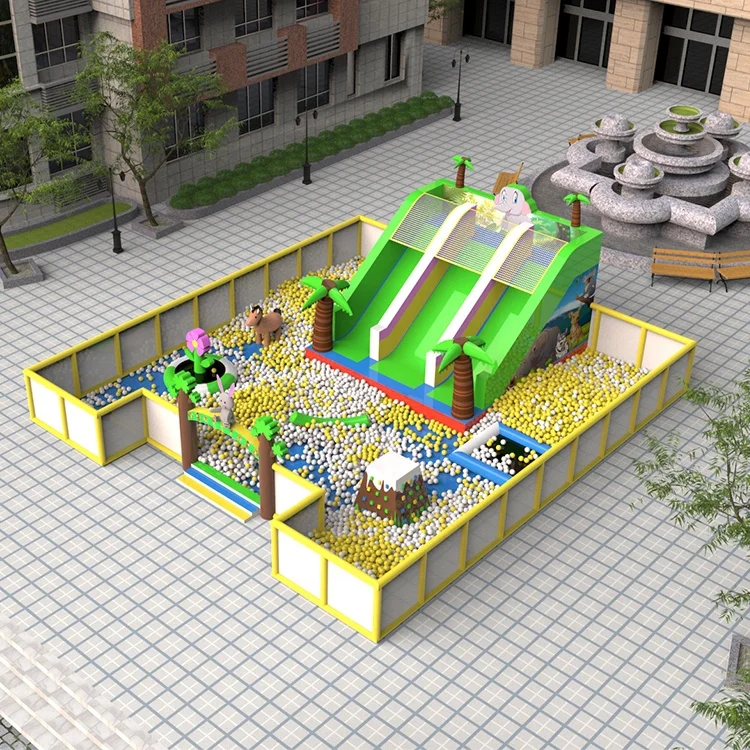 Factory Custom Giant Inflatable Playgrounds / Kids Playground ...