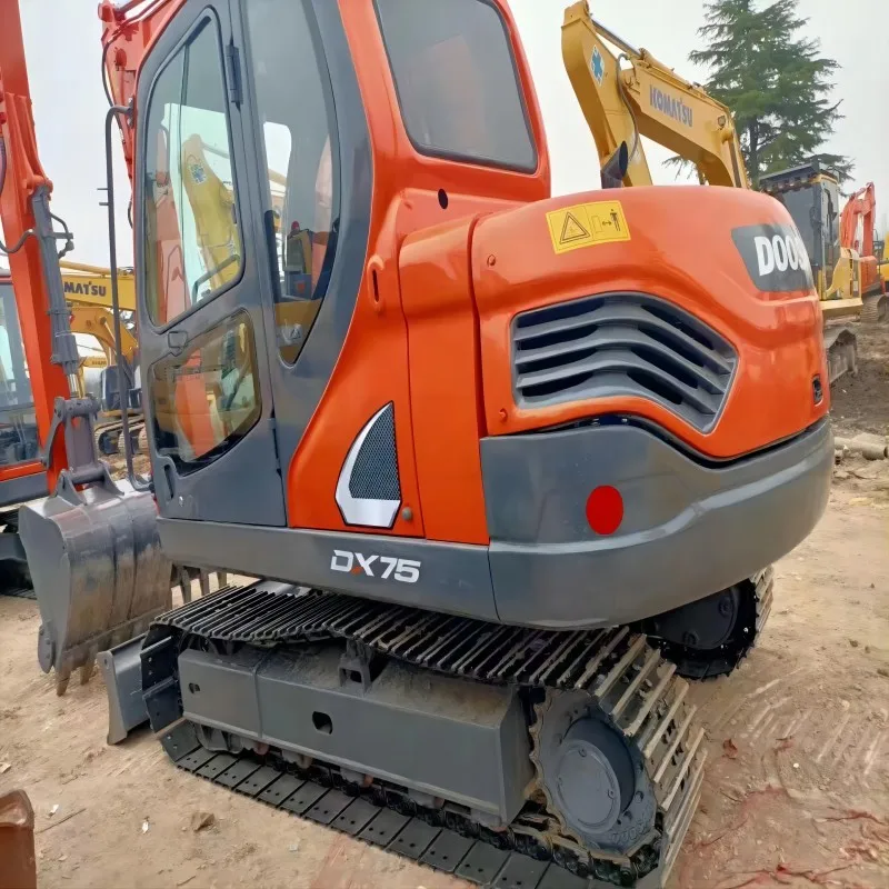 Used Doosan 75 Crawler Excavator Dx 75 Digger Secondhand High Quality ...