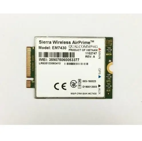 Sierra Wireless Em7430 B1/b3/b5/b7/b8/18/19/b21/b28/b38/b39/b41 Fdd/tdd ...
