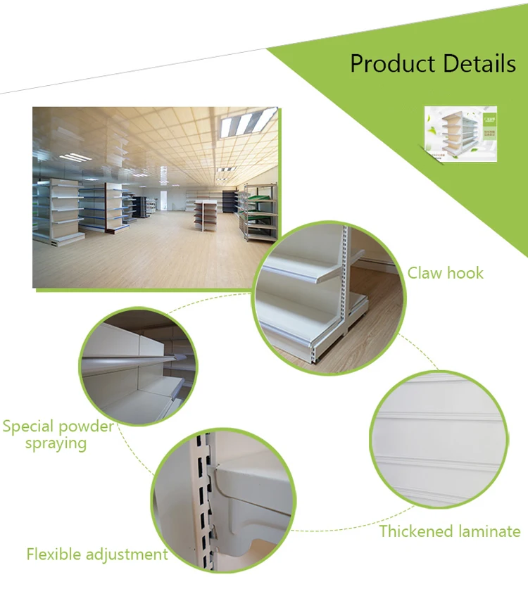 Adjustable Customized Accessories Seven Eleven Supermarket Shelves Rack ...