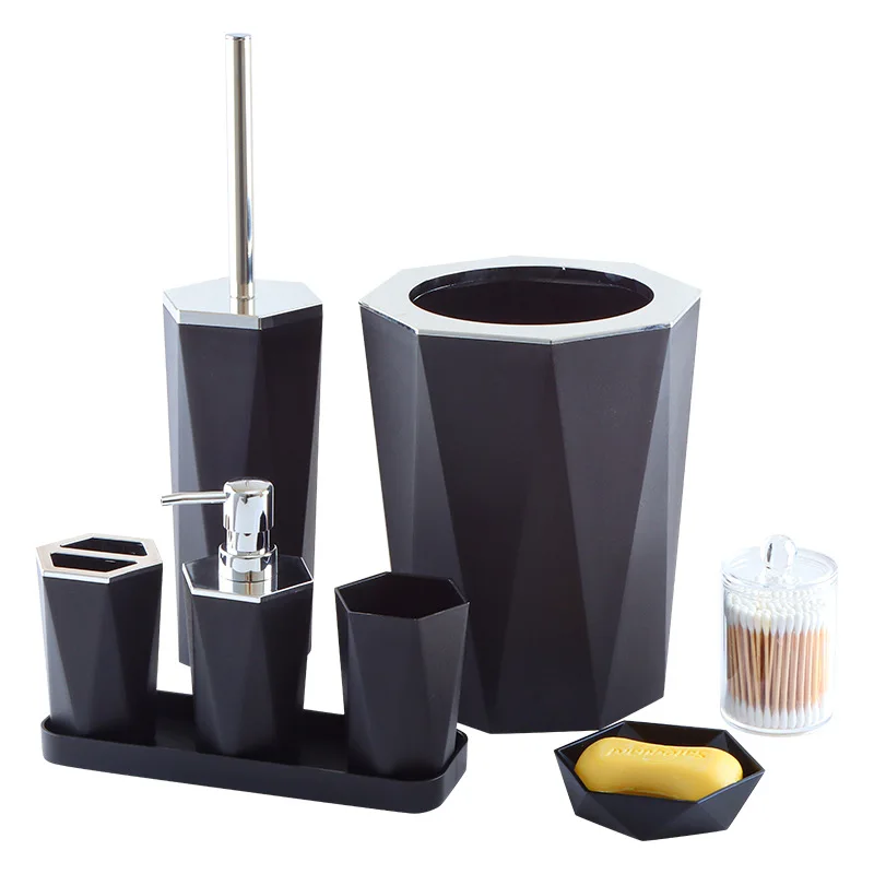 Luxury Grey Wc Bathroom Toilet Set 6 Piece Modern Customized Hotel ...