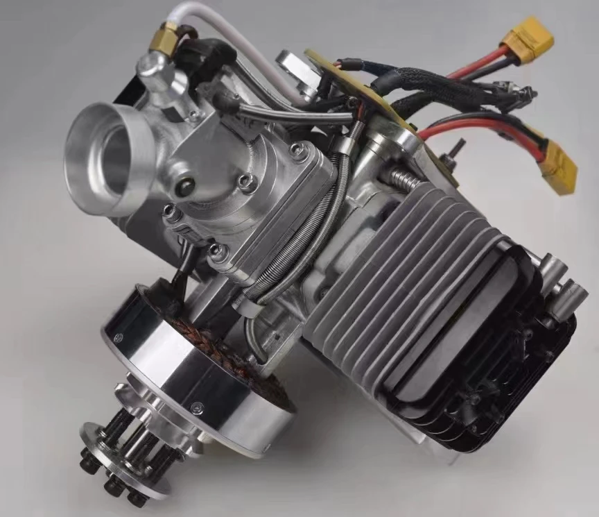 DLA116 116cc UAV Engine With Starter & Alternator - Ideal for VTOL UAV Drones, 12HP Power ...