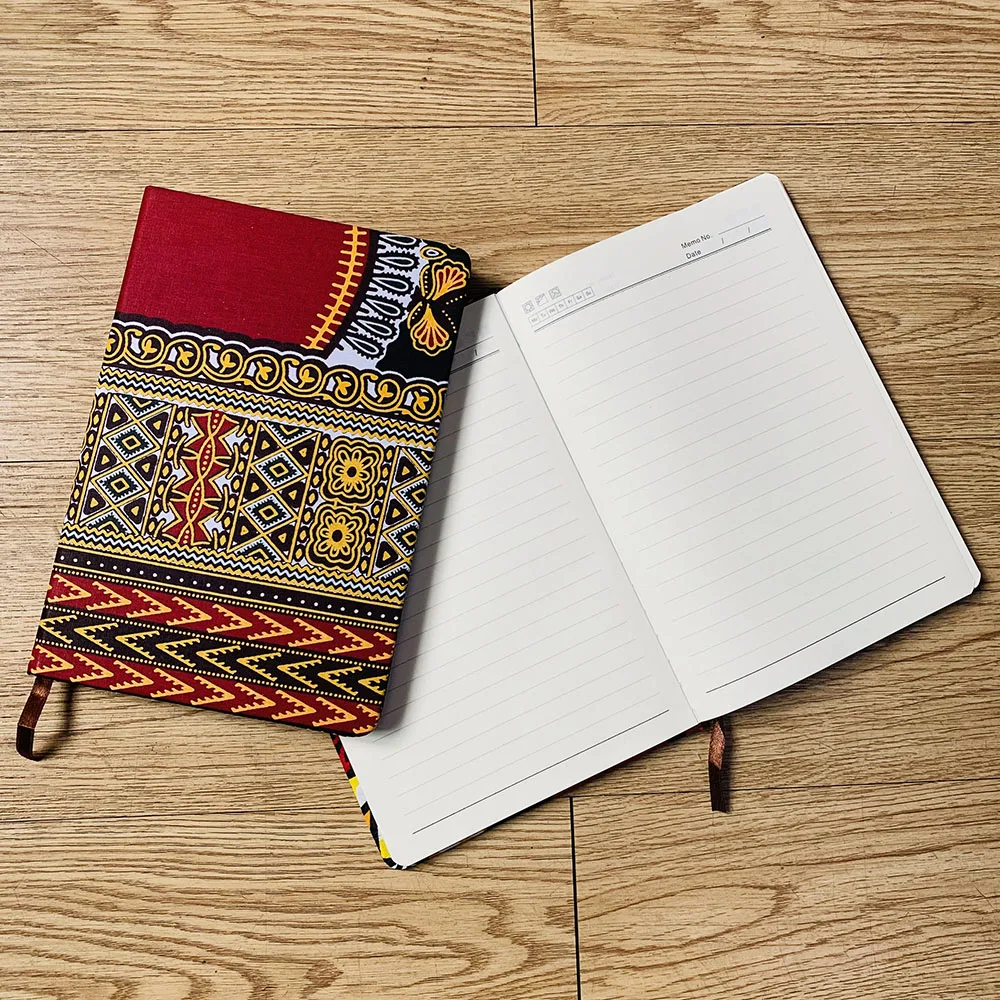 African Print Wax Cotton Notebook 100 Inside Blank Pages Wholesale ...