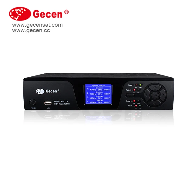 4 Way DVB-T Digital Modulator HD to RF 4 in 1 Encoder Modulator