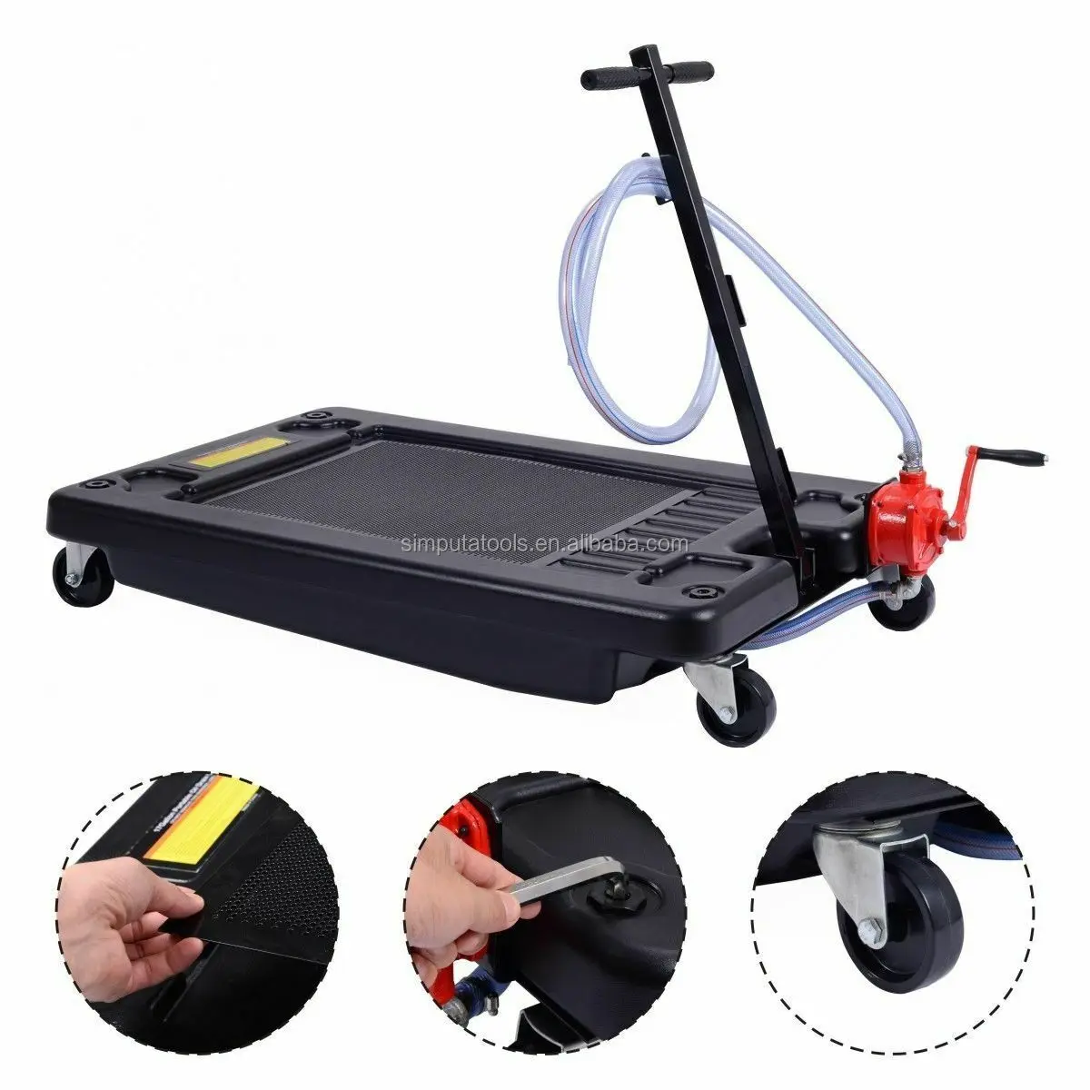 17Gallon Plastic Waste Oil Drain 70L Low Profile Light Weight Waste Oil ...