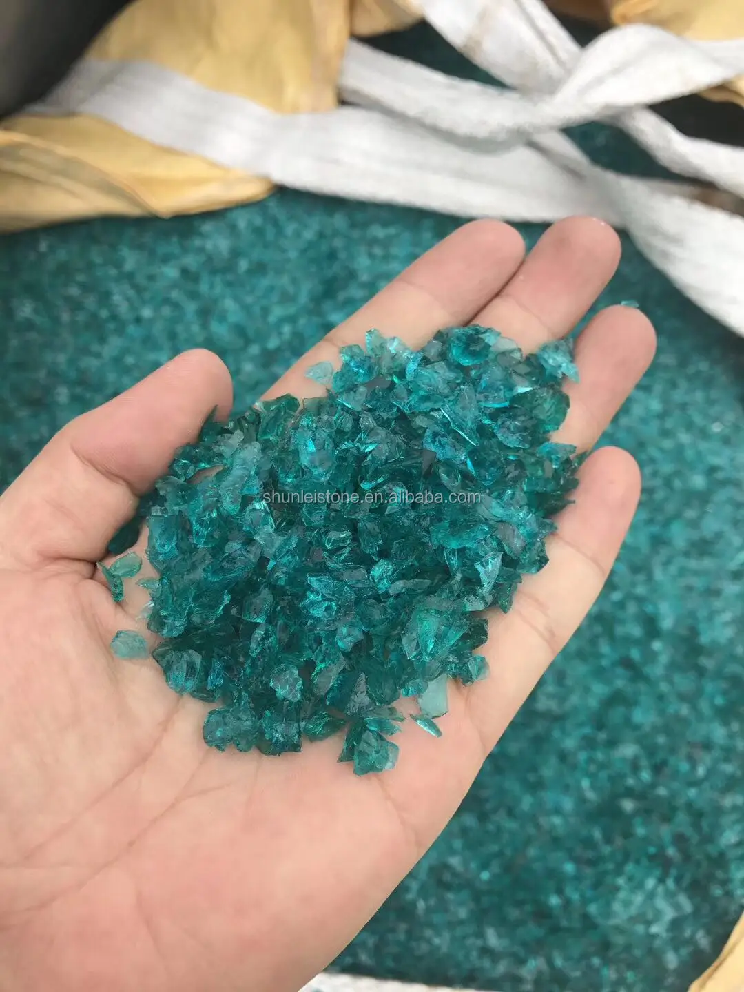 Decorative Glass Rocks for Gabion - Shunlei Clear Glass