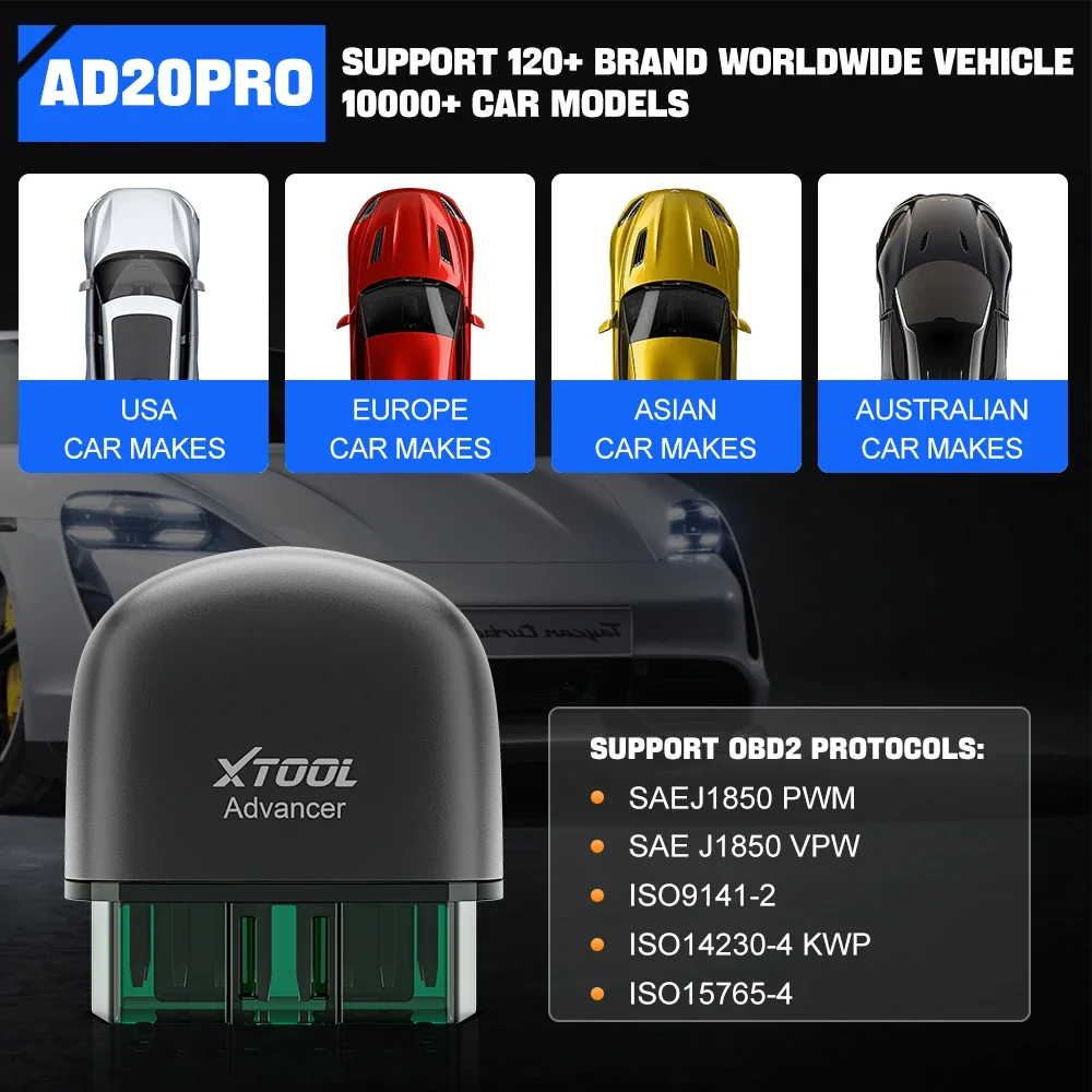 XTOOL AD20 AD20PRO - Comprehensive OBD2 Diagnostic Tools