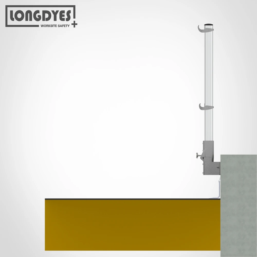 ISO Standard Aluminum Parapet Guardrail - Safe & Durable
