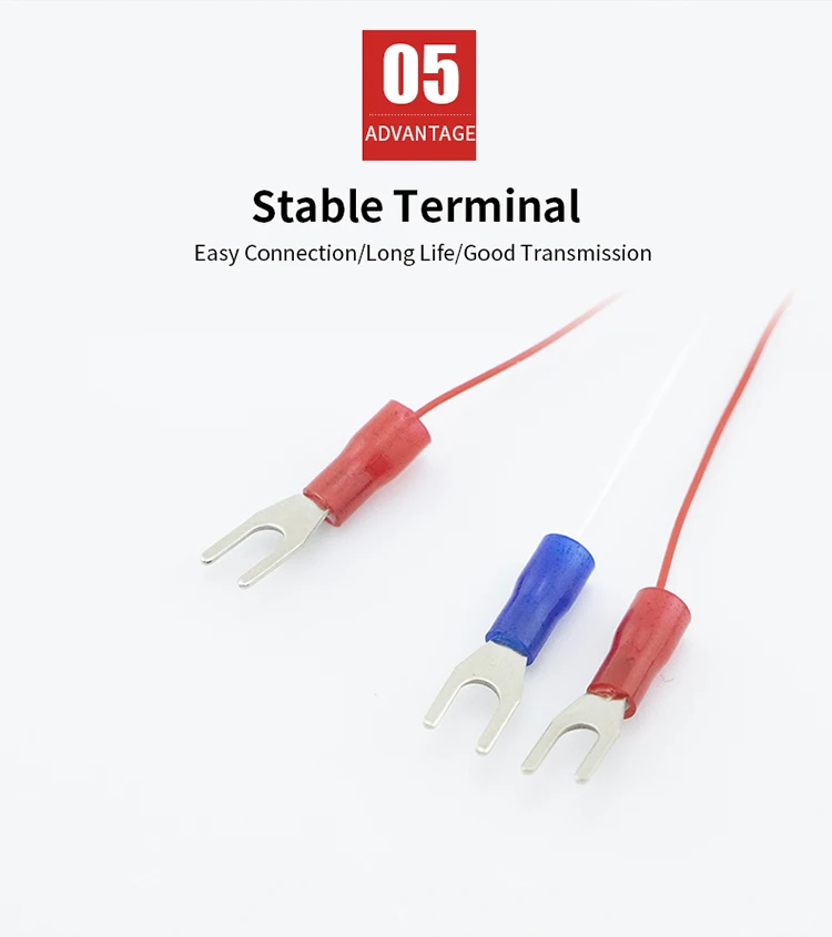 Pt100 Temperature Sensor Rtd Sensor Thermocouple With Three-core Silver ...