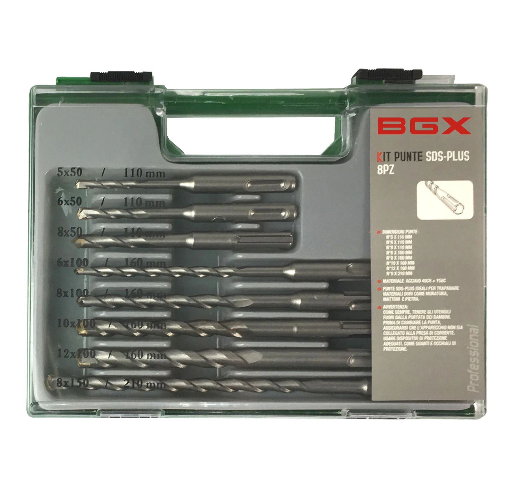Bgx 8pcs Sds-plus Drills Set - Buy Home Tools Drills,Hand Tools Kit ...