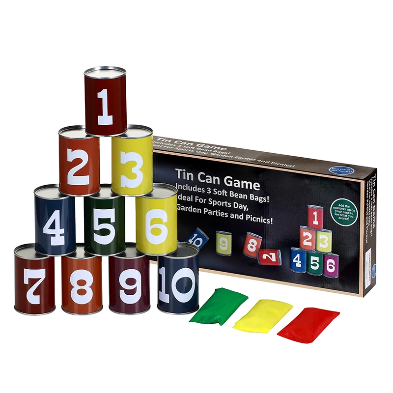 Indoor Outdoor Backyard Garden Toss Tin Games Bean Bag Toss Tin Game ...