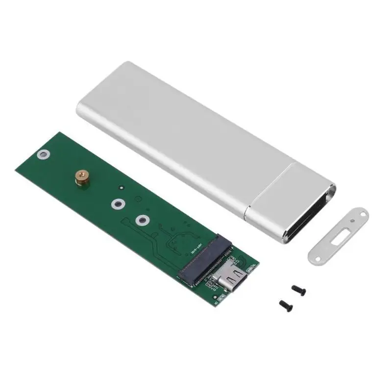 Nvme Usb3.1 Hdd Enclosure M.2 To Usb Type C 3.1 M Key Ssd Hard Disk ...