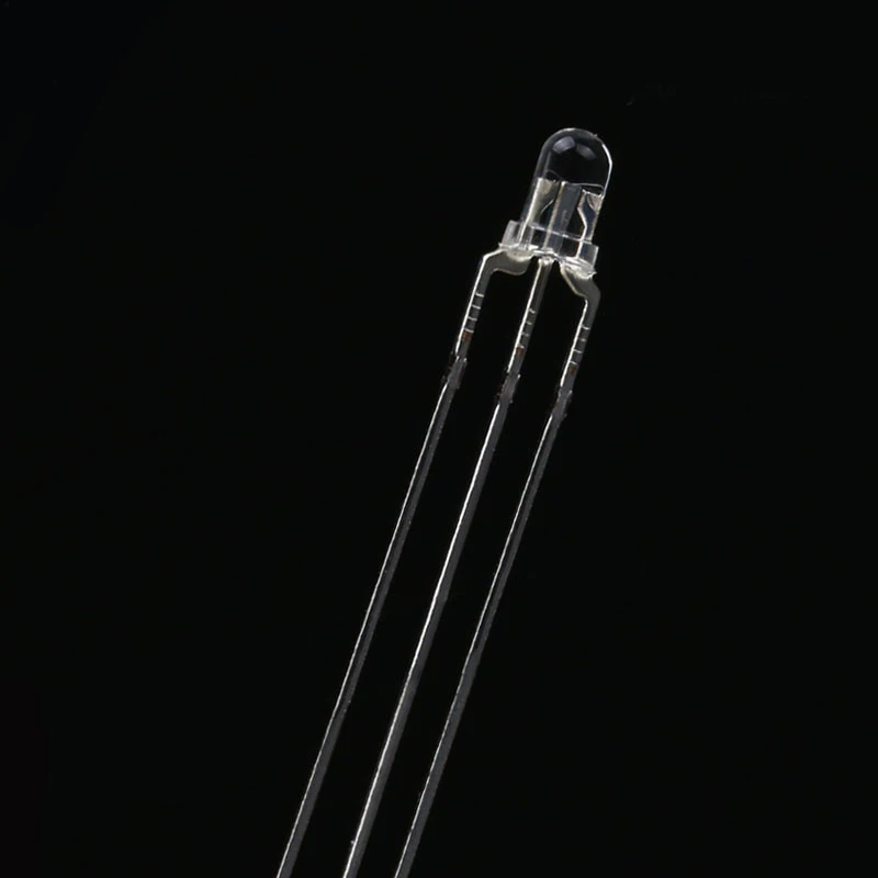 5mm Three-legged Two-color Led Lamp Beads Transparent Foggy Red,Green ...