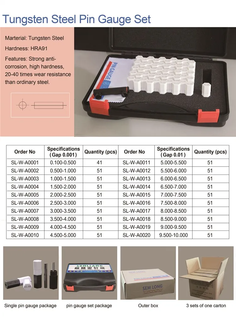 Juego de Calibres de Precisión, Calibres Métricos, Calibrador de ...
