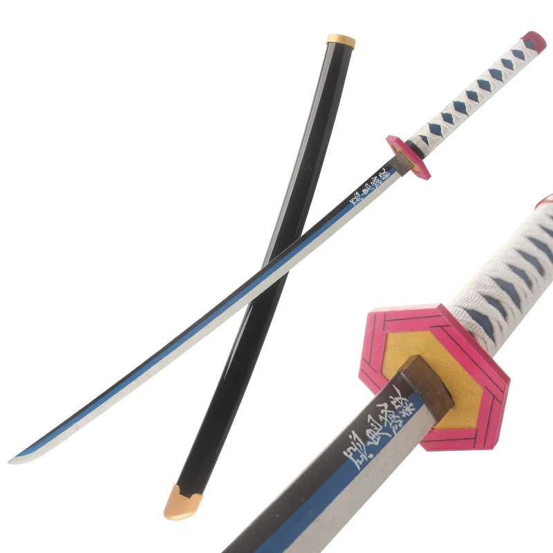 Demon Slayer Wooden Sword - Large Size Katana Cosplay Toy