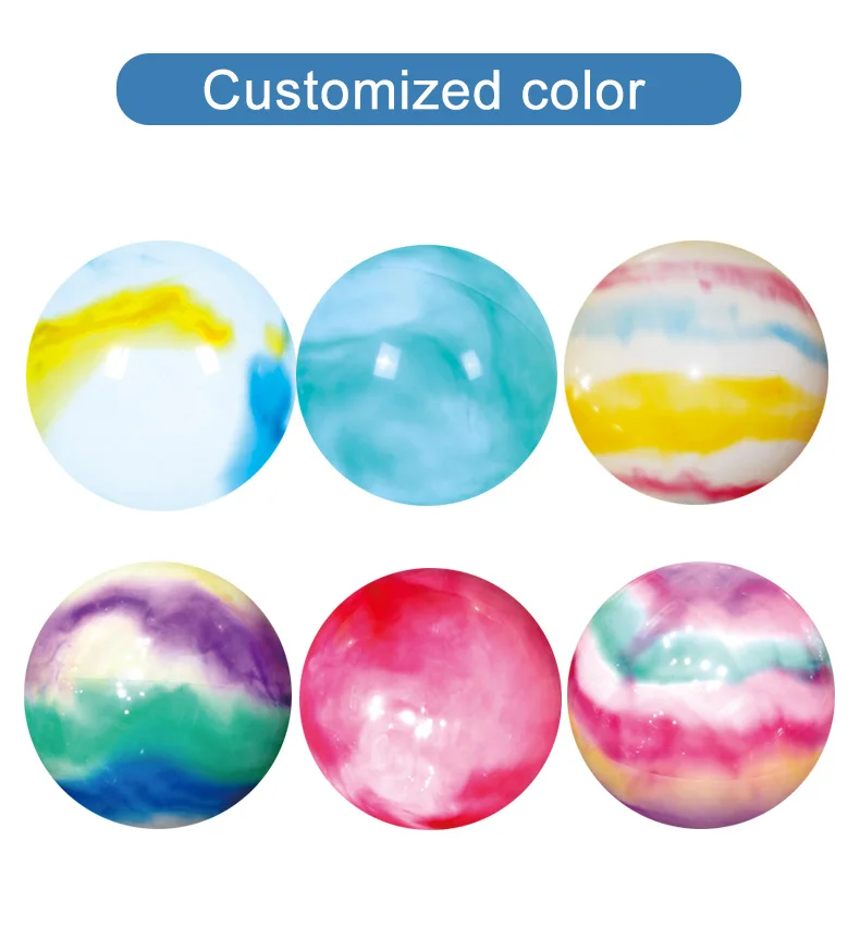 PVC Inflatable Multi-Color Marble Ball for Kids - Promotional Toy