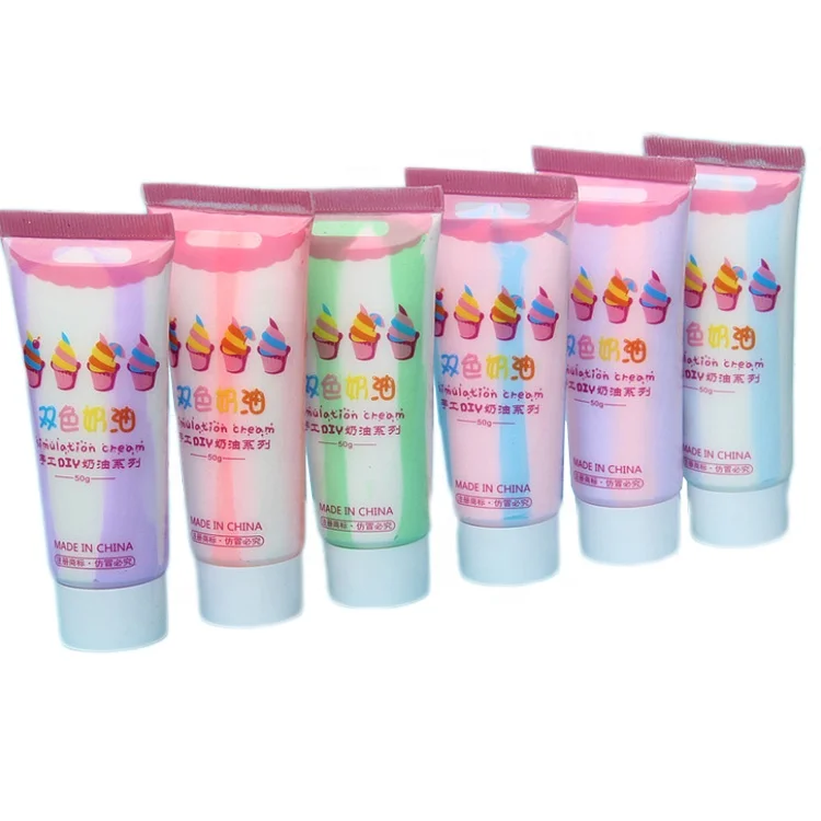50ml Whipped Cream F-ake Icing Clay Glue Whipped Simulation Cream Glue ...