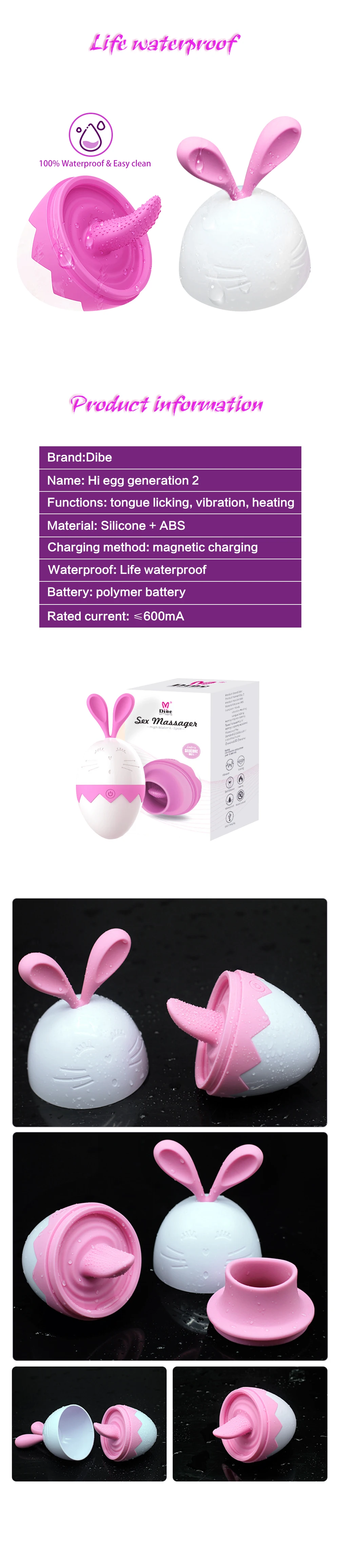 New Types Dibe 7 Speeds Sex Massager Women Pussy G Spot Stimulator