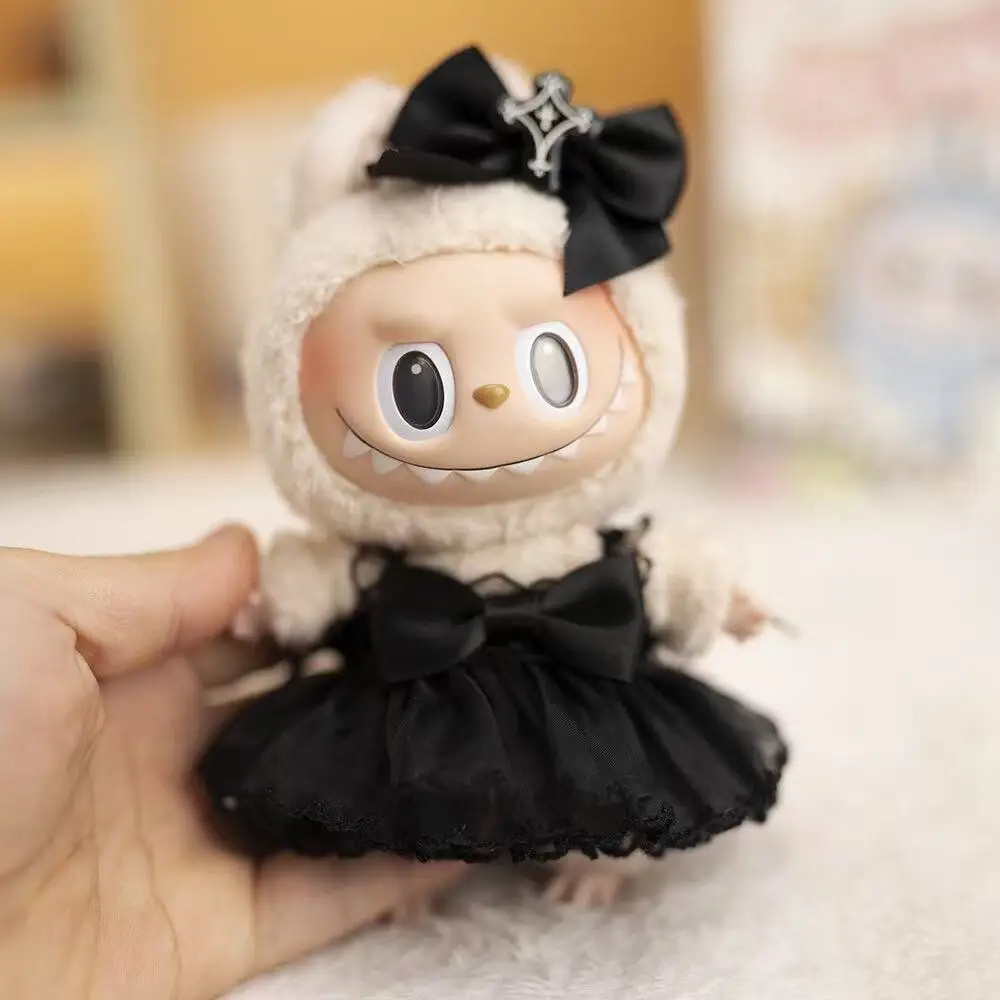 Labubu Leather Chrome Hearts Dress Labubu Chrome Hearts Clothes ...