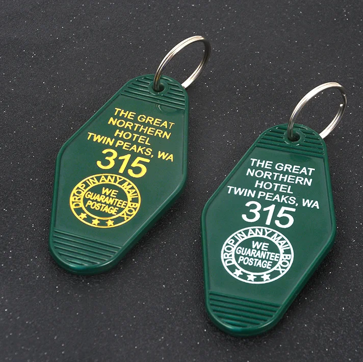 Tv Show Twin Peaks Keychain Green Prismatic Acrylic Keychain Key Chain ...