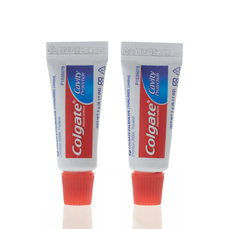 Colgate English Version 5g Disposable Toothpaste Hotel B&B Spa Resort ...