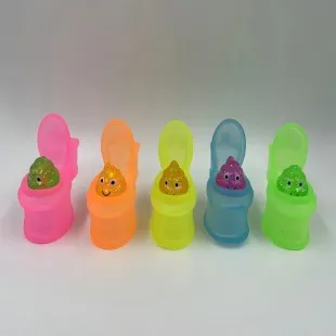 Squeeze Poop Toilet Toy - Stress Relief for Kids & Adults