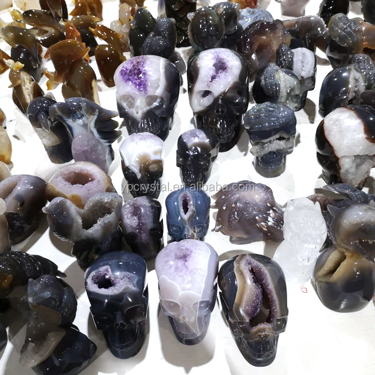 Natural Brazil Agate Amethyst Cave Healing Raw Amethyst Crystal Cluster ...