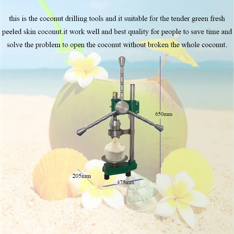 2020 Fresh Coconut Opener Tools Coconut Drilling Machine - Buy Coconut ...