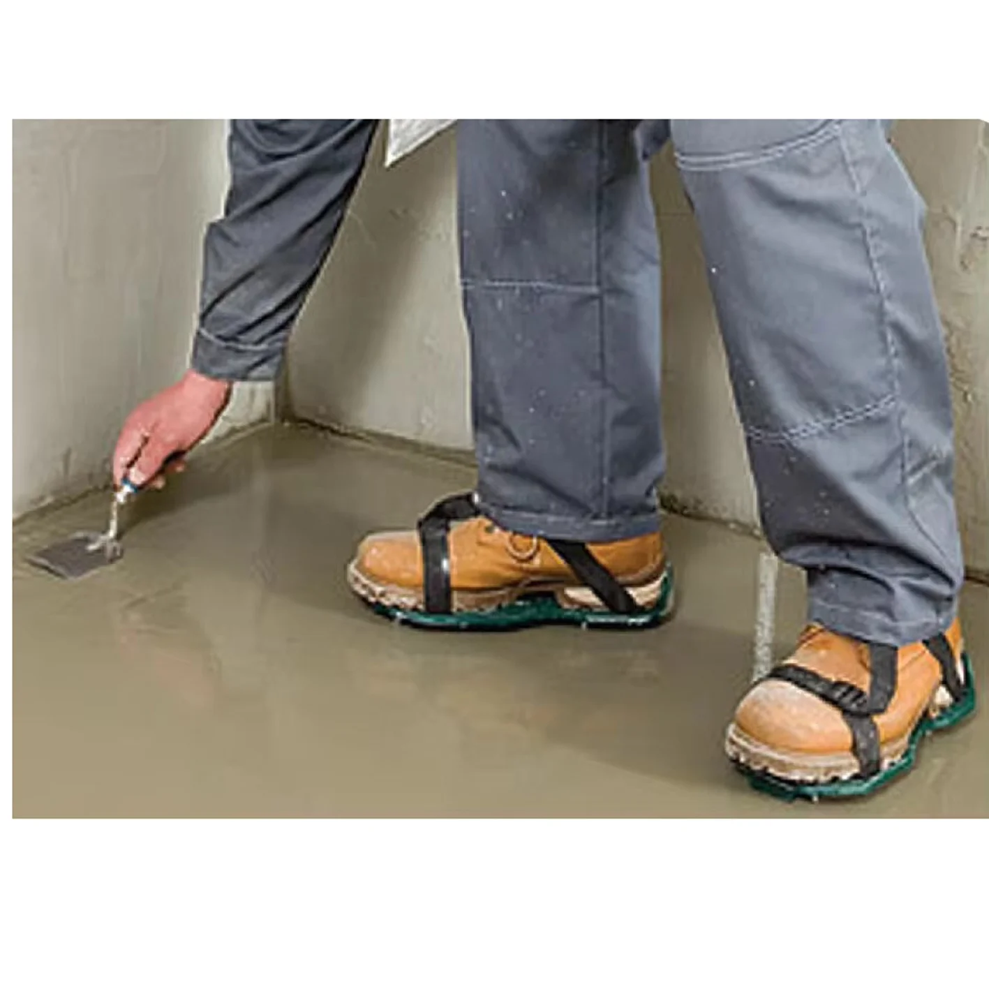 Construction Cement Ground Floor Self-leveling Spike Shoes Aerator ...
