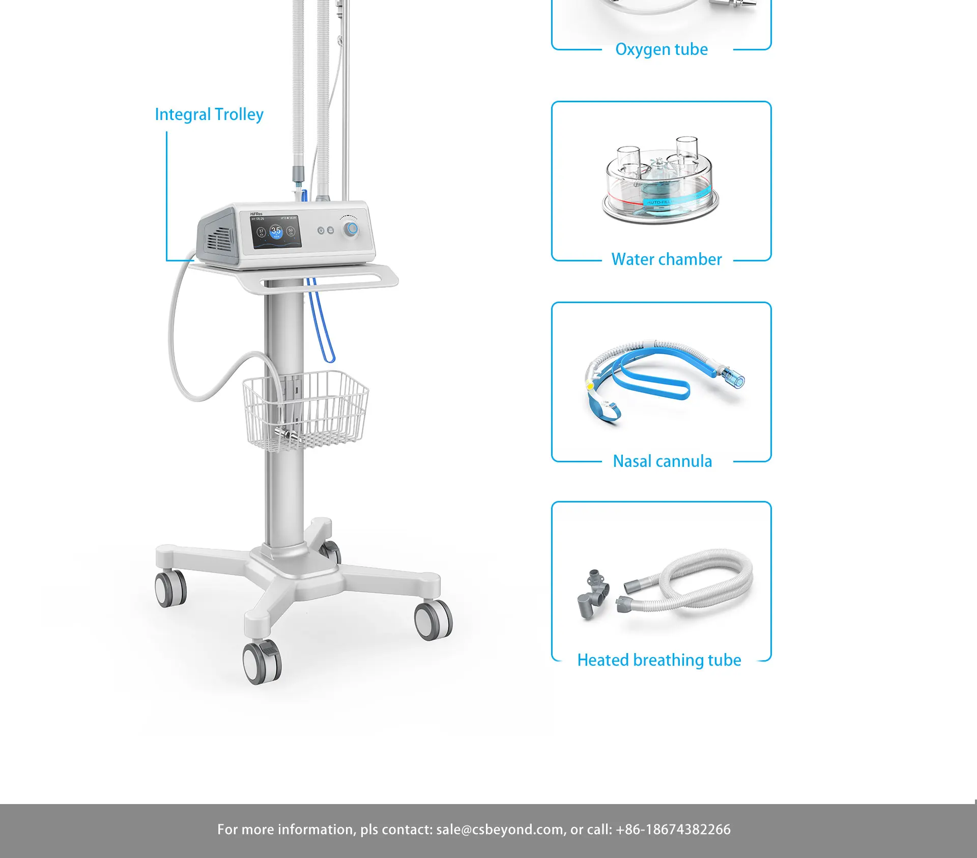 Beyond Heated Humidified High Flow Nasal Cannula Oxygen Therapy Device ...