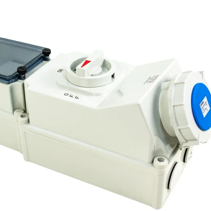 Ip67 5pin Europe Model 380v 3 Phase Interlock Isolator Socket With3 ...
