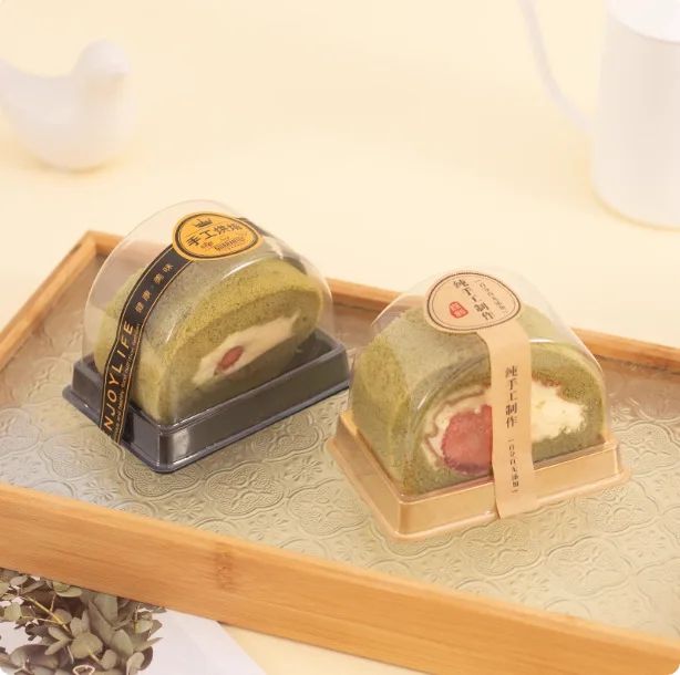 Swiss Roll Box Cake Roll Packaging Box Baking Disposable Cake Box ...