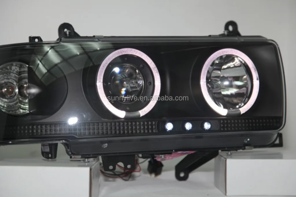 Prado 4500 LC80 FJ80 LED Angel Eyes Headlight 1990-1997