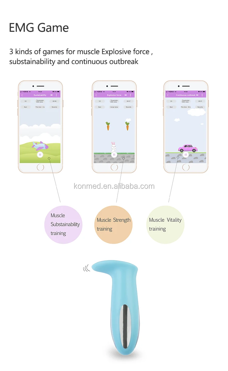 Pelvic Floor Strengthening Device With App Female Home Use Vaginal ...